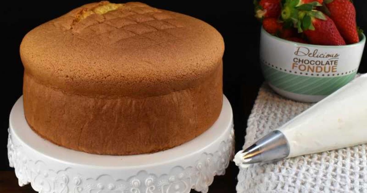 Bizcocho genovés para tartas muy tierno y esponjoso | Postres Fáciles y ...