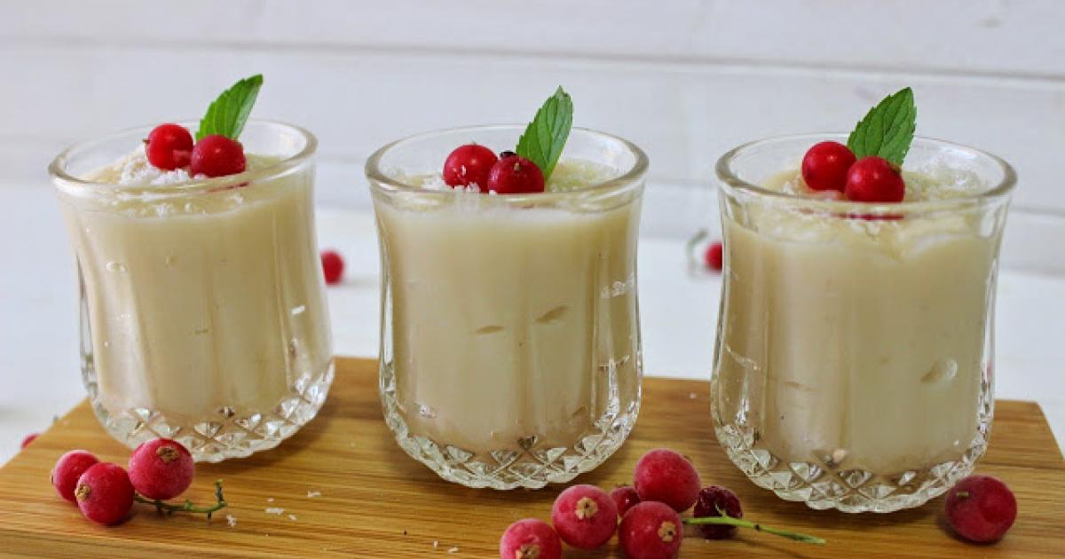 Crema de coco | Postres Fáciles y Ricos