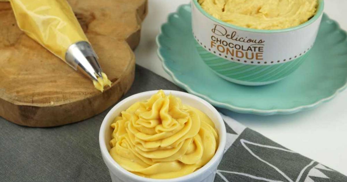 La mejor crema pastelera que hayas probado,ideal para decorar y ...