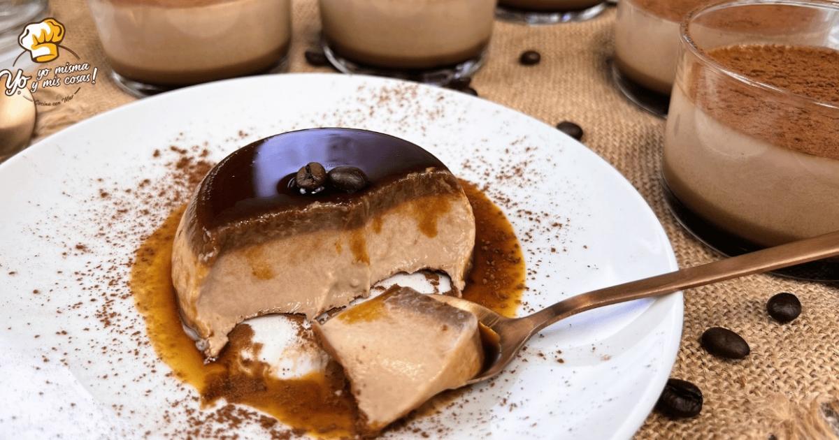 Panna cotta de capuchino | Postres Fáciles y Ricos