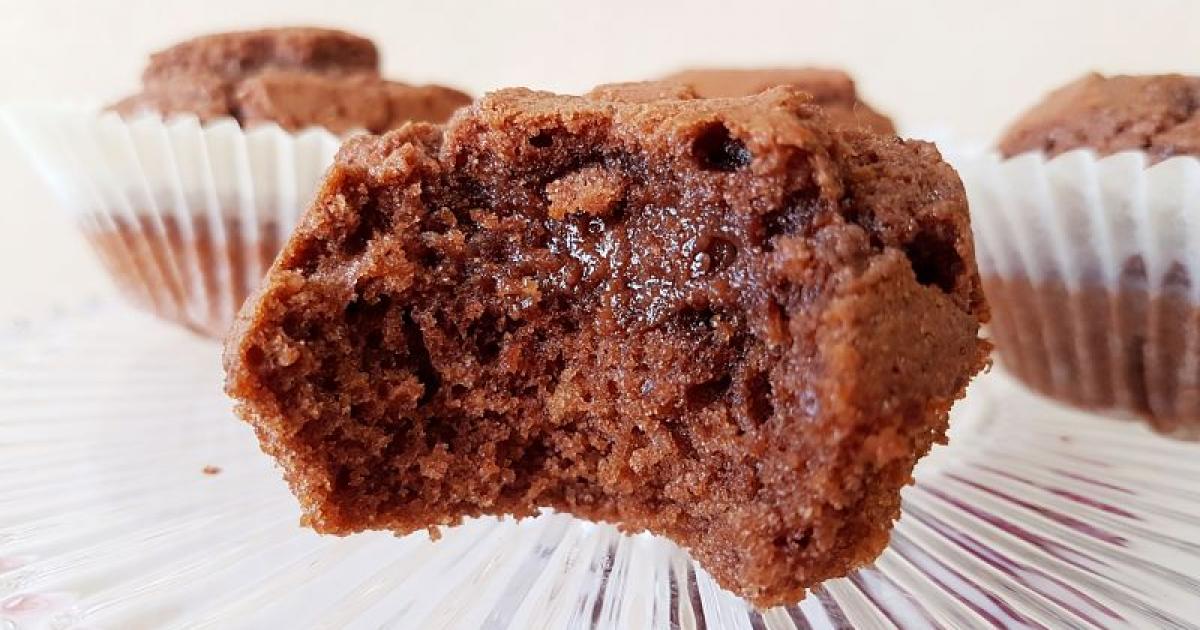 Magdalenas de nutella sin azúcar | Postres Fáciles y Ricos