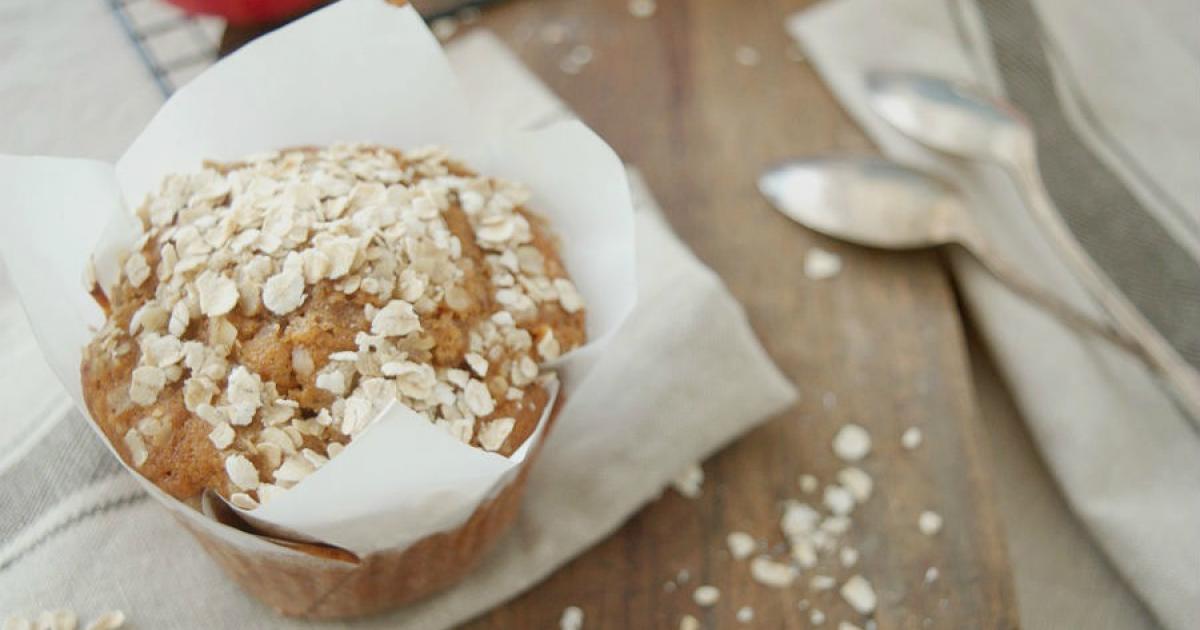 Muffins de miel, avena y manzana, los más sencillos que conozco ...