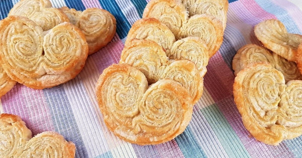 Palmeras de hojaldre muy fáciles y rápidas | Postres Fáciles y Ricos