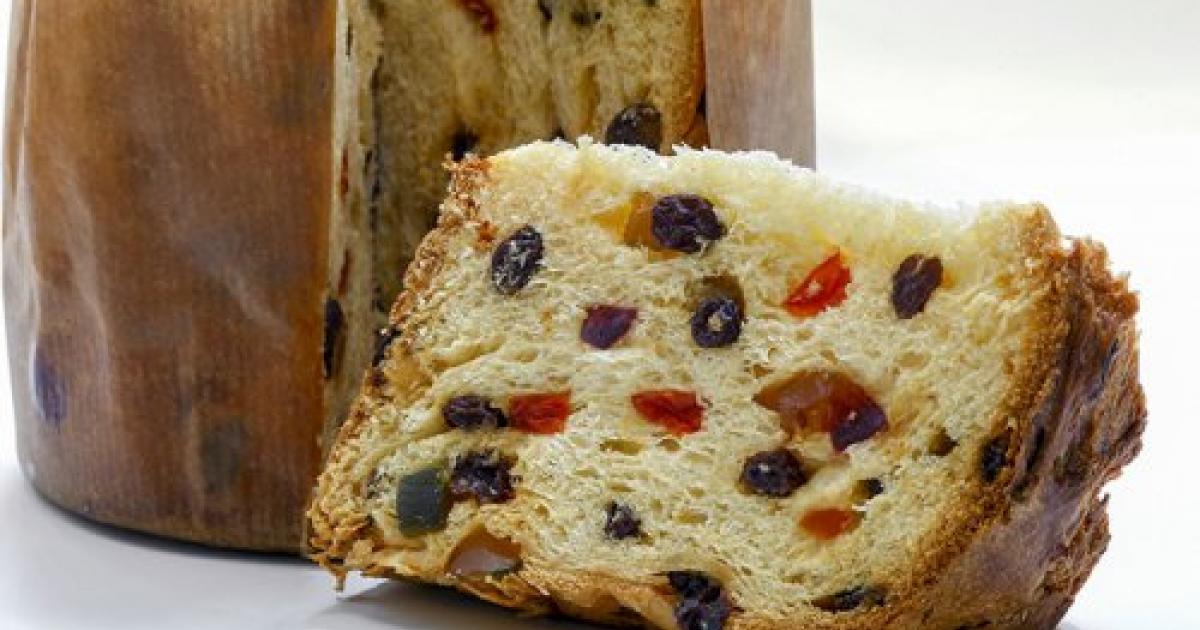 Panettone con pasas y fruta escarchada | Postres Fáciles y Ricos