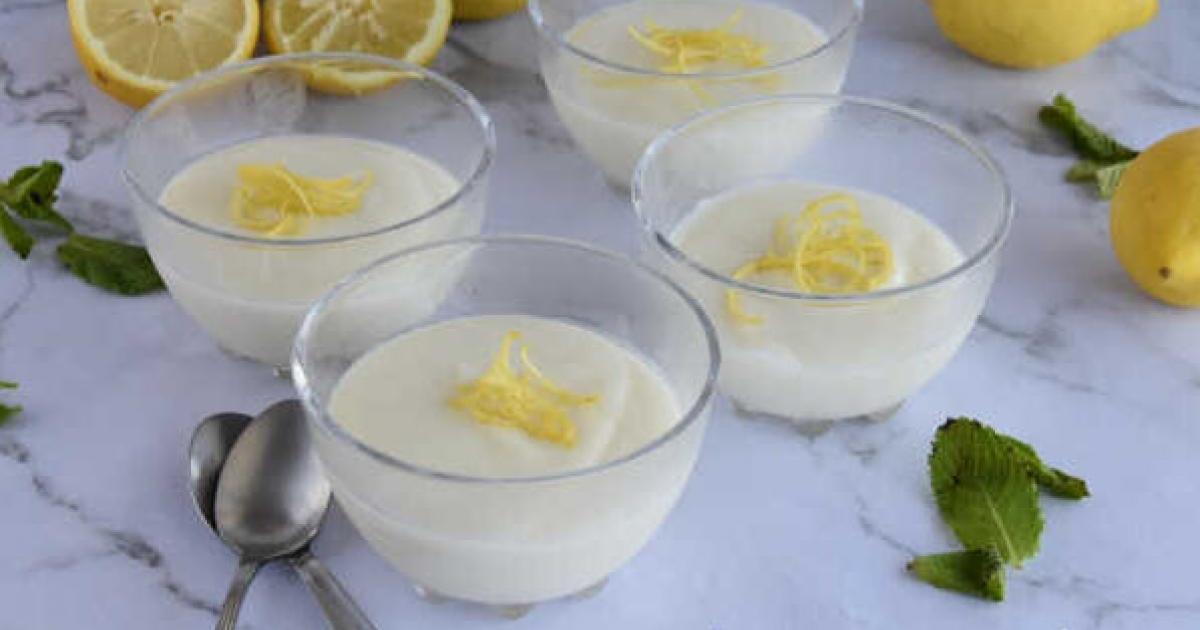 Postre fácil de limón con 3 ingredientes | Postres Fáciles y Ricos