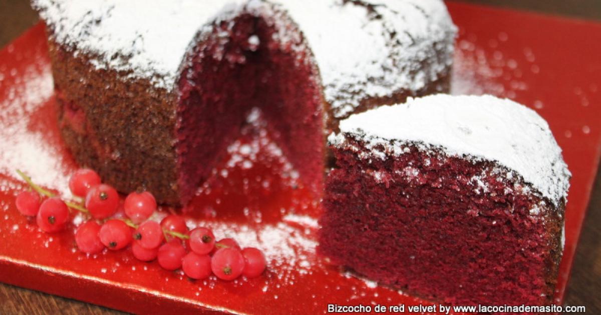 Bizcocho de red velvet casero | Postres Fáciles y Ricos