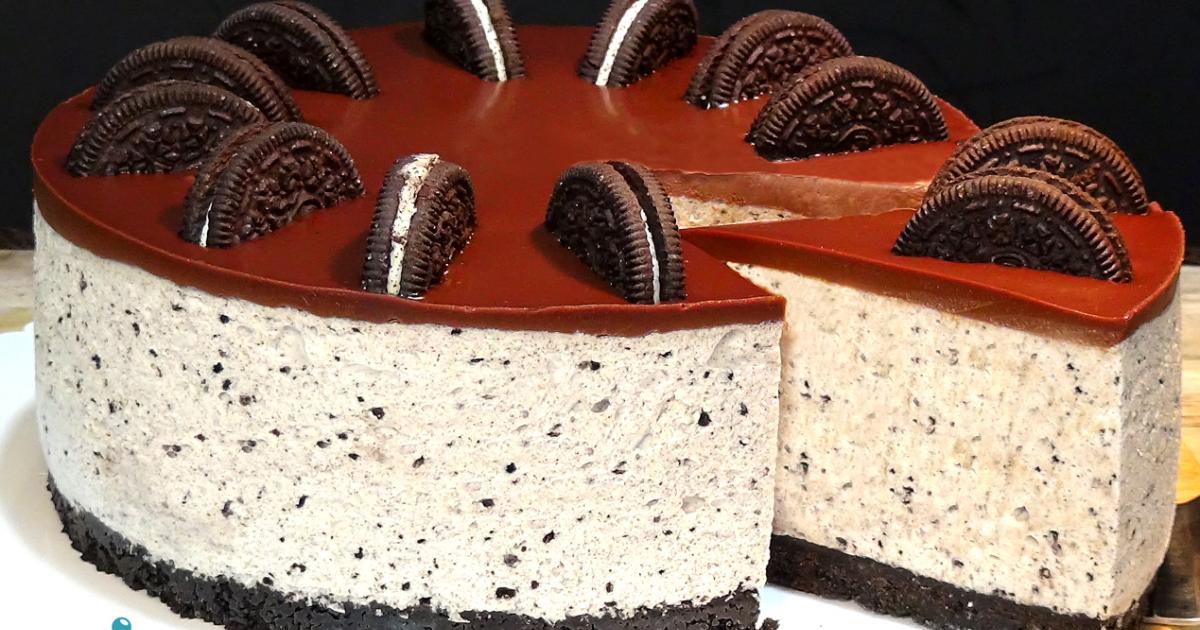 Tarta de queso con galletas oreo (oreo cheesecake) | Postres Fáciles y ...