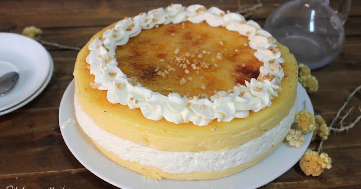 Tarta de crema y nata. goxua | Postres Fáciles y Ricos