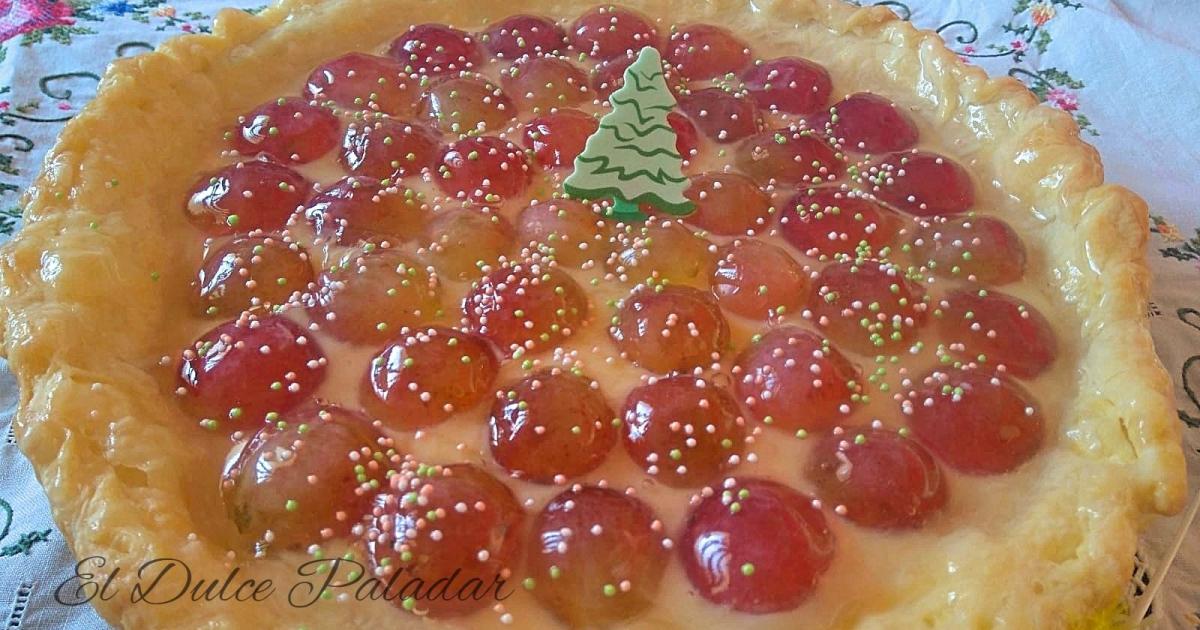 Tarta de uvas muy fácil para principiantes | Postres Fáciles y Ricos