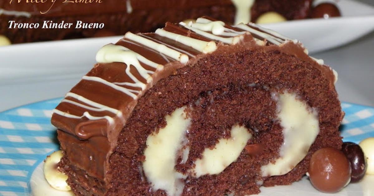 Tronco de Kinder Bueno | Postres Fáciles y Ricos