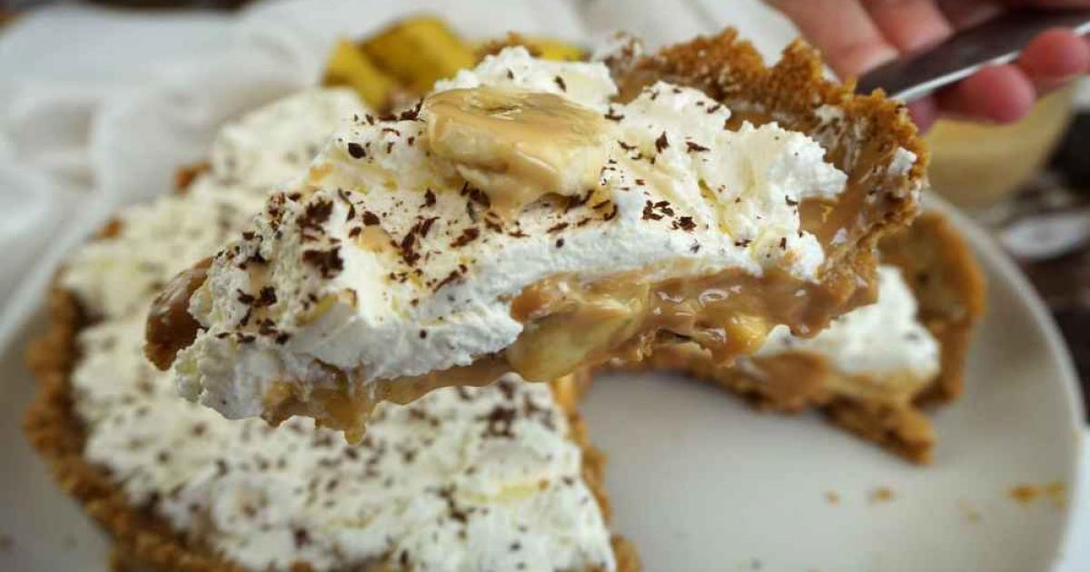 Tarta banoffee con banana y dulce de leche.¡un pecado irresistible ...