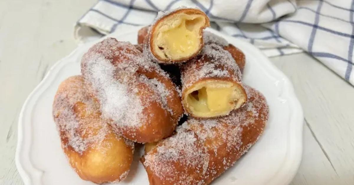 Xuxos o pepitos de crema | Postres Fáciles y Ricos